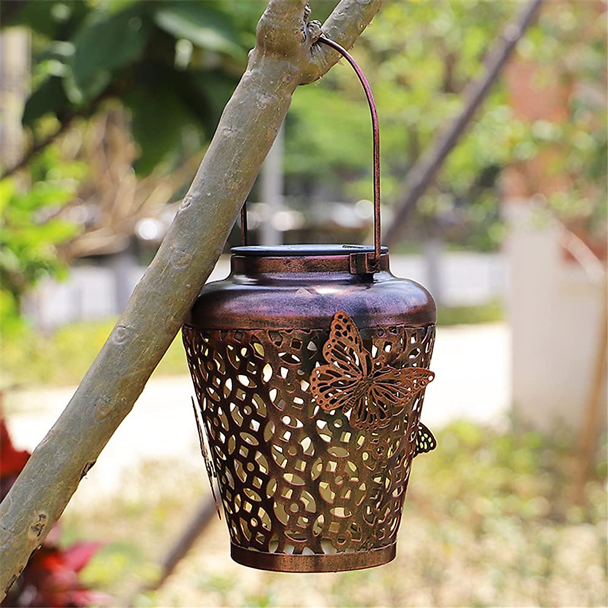 ZHUANYIYI Hollow Solar Lights, Garden Lawn Lighting Landscape Lights, Home Garden Pavement Decoration Night Lights