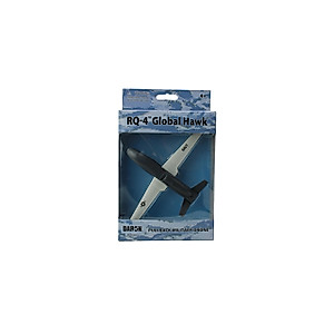 Daron Northrop Grumman RQ-4 Global Hawk Military Drone United States Navy Gray and White Diecast Model Airplane