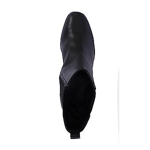 Kenneth Cole REACTION Women's Salt Chelsea Ankle Boot, Black Leather, 7.5 M US