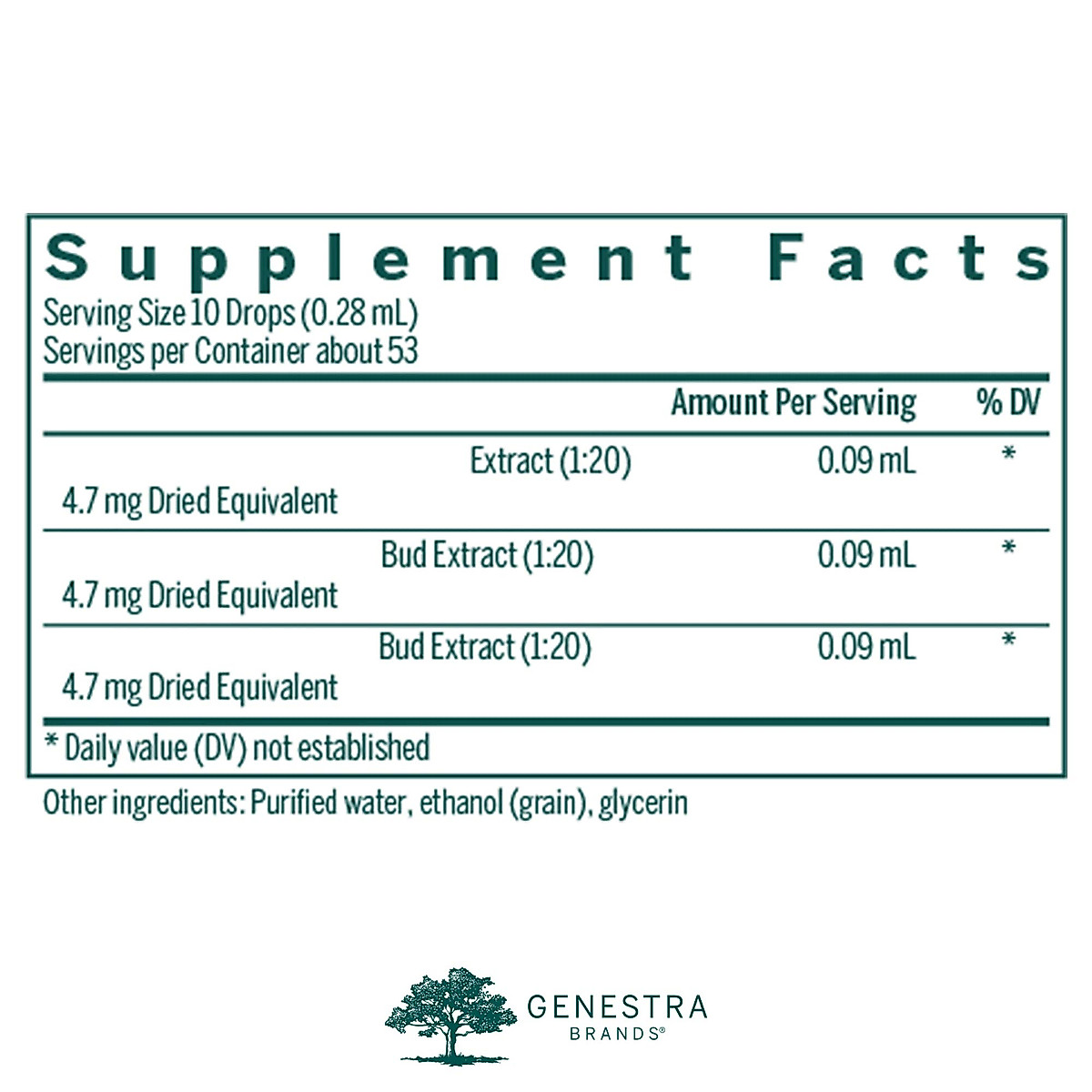 Genestra Brands Defense-gen | Dog Rose, Black Alder, and Silver Birch Herbal Supplement | 0.5 fl. oz.