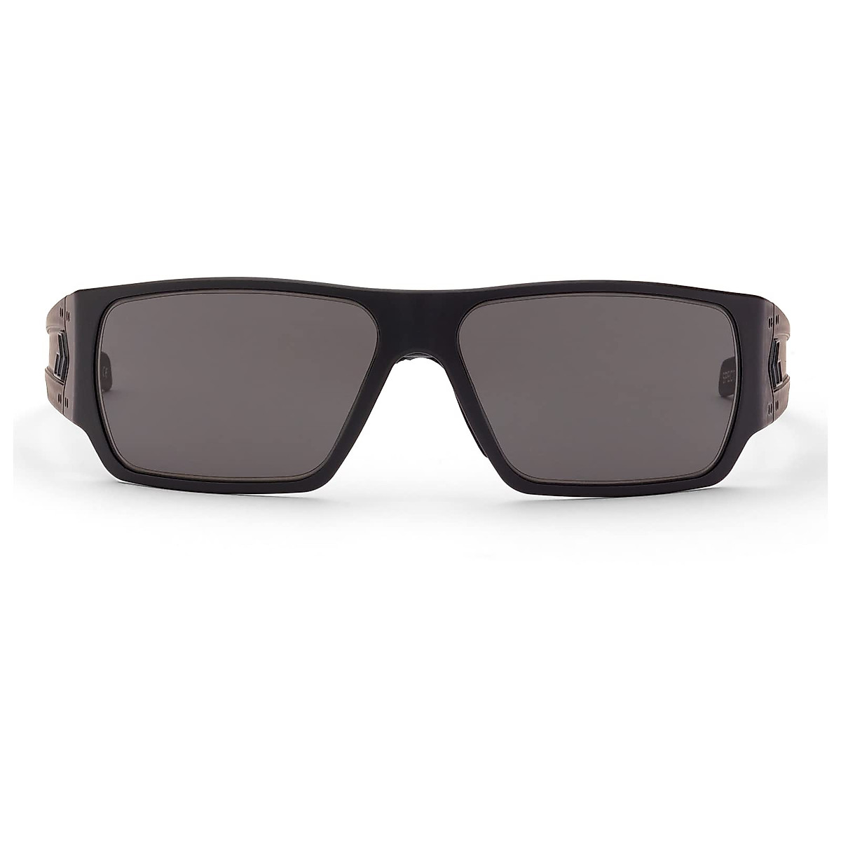 Gatorz Eyewear Specter Sunglasses - Black Aluminum Frame with Blackout Logo Smoked Digitally Optimized Polarized Lens