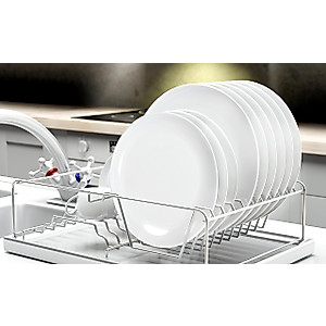 16Pcs Melamine Dinnerware Sets, Plastic Plates and Bowls Sets for 4, Lightweight and Unbreakable Dish Set for Camping, Picnic,RV, Dishwasher Safe,BPA Free