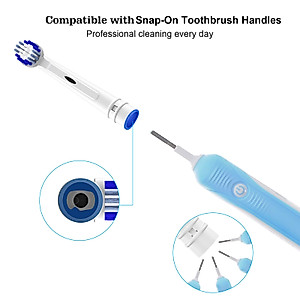 Replacement Toothbrush Heads Compatible with Oral B Braun, 4 Pack Professional Electric Toothbrush Heads Sensitive Clean Brush Heads Refill for Oral-B 7000/Pro 1000/9600/ 500/3000/8000