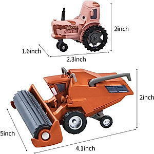 Flmenunu Movie Car Toy 1:55 Scale Die-Casting Car Metal Alloy Boy Kid Toy (Frank with Cows)