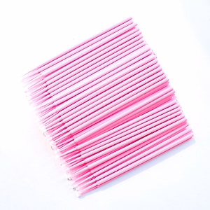MAYSHIKOU 100 Pcs Micro Swabs For Eyelash Extensions Disposable Applicators Brush False Eyelashes Brush Clean Mascara Bruhes Makeup Tools