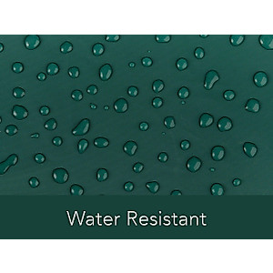 Covermates Round Accent Table Cover - Patio Outdoor Furniture Cover, Water Resistant Outdoor Ottoman/Side Table Cover, Classic 12-Guage Vinyl, 30DIAMETER x 18H, Green