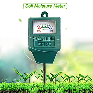 Soil Moisture Meter,Soil Tester Kit for House Potted Plants Care,Garden,Lawn,Indoor Outdoor seedlings,Soil Hygrometer Moisture Reader Sensor Probe No Battery Required