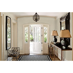 Guvana Contact Paper Khaki Grasscloth Textured Wallpaper Peel and Stick Wallpaper Embossing Contact Paper Self Adhesive Wallpaper Faux Linen Removable Wallpaper for Bedroom Cabinets Decor 15.7"x118"