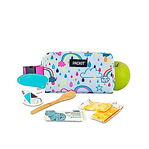 PackIt Freezable Snack Box, Rainbow Sky