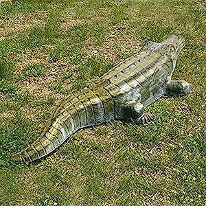 KHAMPA 3D Archery Target Alligator for Shooting Archery,Self Healing, UV Protected, High Density Foam Archery Animal Target Hunting Practice Backyard Archery Target