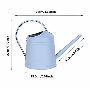 Watering Can Indoor Plants 1.8L Imitation Tin Long Spout Watering Cans Home Balcony Portable Watering Cans Large Capacity Gardening Tools