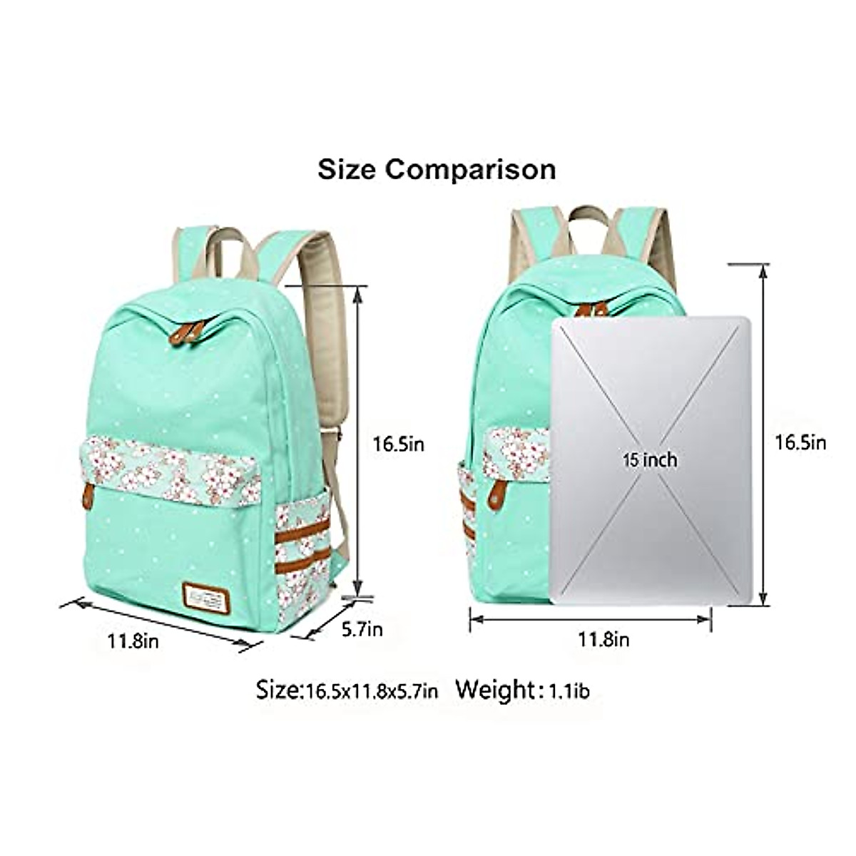 Himoop Girls Sailor Moon School Backpack Casual Bookbag Wear-Resistant Rucksack Travel for Kids, Pink9, One Size