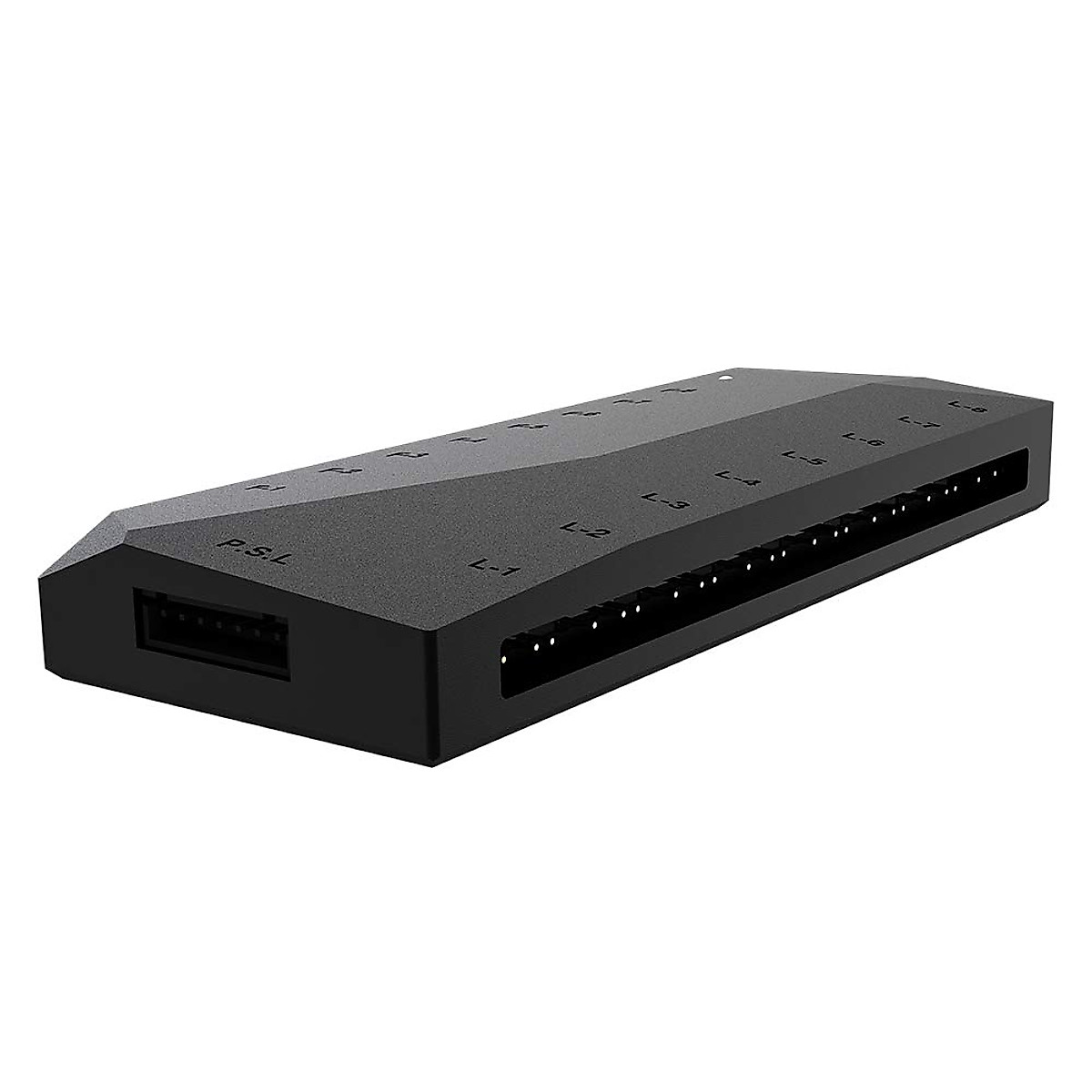 ID-COOLING HA-02 Fan Hub for Computer Internal Fans, 8 PWM Ports+8 ARGB Ports, ARGB Motherboard Sync, PWM Functional Fan Adapter