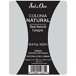 SOL DE ORO Cologne Natural 32 oz
