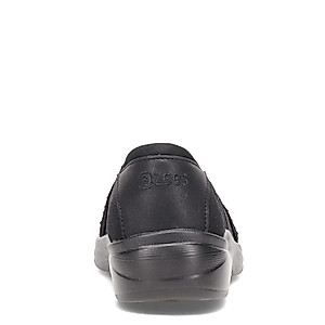 BZees Womens Poppyseed Loafer, Black, 7.5 US