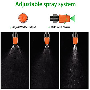 190 Pcs Barbed Connectors Irrigation Fittings Kit,Drip Irrigation Barbed Connectors 1/4''Tubing Fittings Kit for Flower Pot Garden Lawn(Straight Barbs,Single Barbs,Tees,Elbows,End Plug,4-Way Coupling)