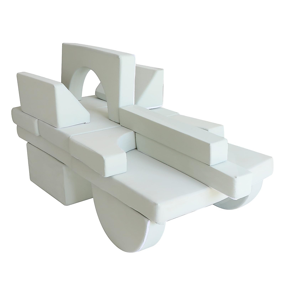 Lifestan Modular Kids Couch 14PCS, Play Couches for Creative Toddlers, Foldable Foam Couch for Playroom, Convertible Explorer Play Sofa Set for Indoor Playing, Creating, Sleeping1