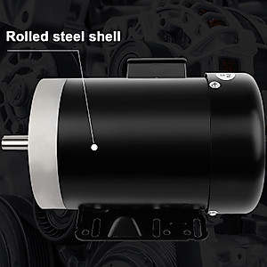 1.5HP Electric Motor 3450RPM General Purpose Three Phase Motor 56C TEFC 5/8" Shaft Diameter 2 Pole 60HZ 230/460V