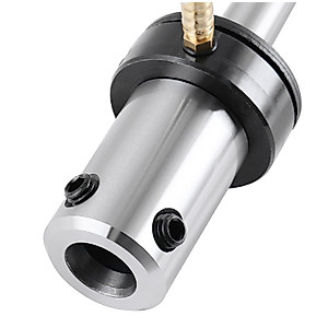 Accusize Industrial Tools Mt2 to 3/4 inch Weldon Shank with Coolant System for Drill-Use Annular Cutter on Drill Press, Mc10-0002