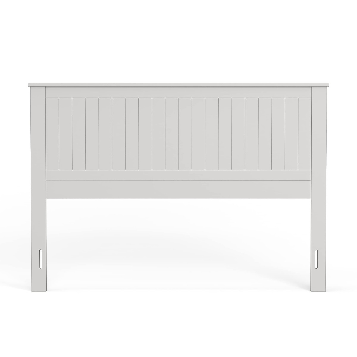Glenwillow Home Wainscott Wood Panel Headboard in White - Queen Size