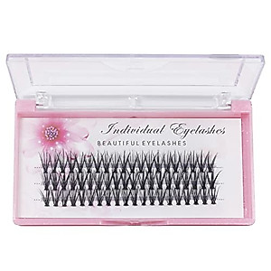 Bodermincer Grafting False Eyelashes 20D Soft 0.07 C Curl Lash Clusters Lash Extension Kit Individual Eyelashes Silk False Eye Lashes Extensions (14mm)