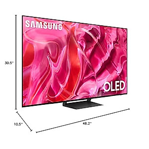 SAMSUNG QN55S90CAFXZA 55 Inch 4K OLED Smart TV with AI Upscaling with an Additional 2 Year Coverage (2023) (USED)