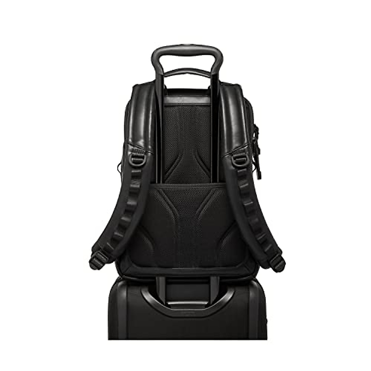 TUMI Alpha Bravo Dynamic Leather Backpack - Black | Shop Now