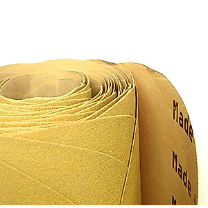 6" PSA Adhesive Sanding Disc Link Roll - Sandpaper Disk Roll (50 Pack, 40 Grit)