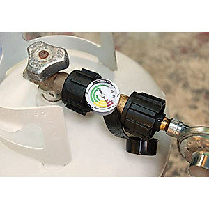 JEASOM Propane Tank Gauge - Lp Gas Gauge Tank Indicator Suitable for RV Camper