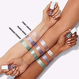 e.l.f. Liquid Glitter Eyeshadow, Long Lasting, Quick-Drying, Opaque, Gel-Based Eyeshadow For Creating High-Impact, Multi-Dimensional Eye Looks, Pinky Swear, 0.10 Fl Oz