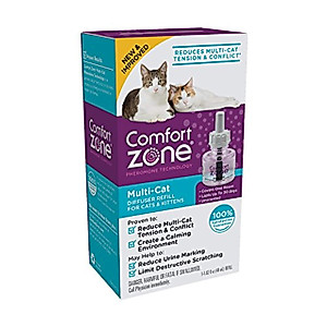 Comfort Zone Basic Multicat Diffuser Refill for Cat Calming, Single Refill (100526066)