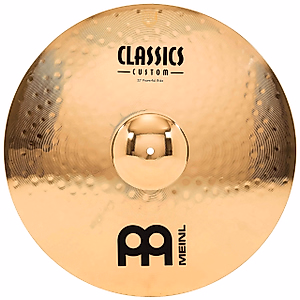 Meinl 22" Powerful Ride Cymbal - Classics Custom Brilliant - Made in Germany, 2-YEAR WARRANTY (CC22PR-B)