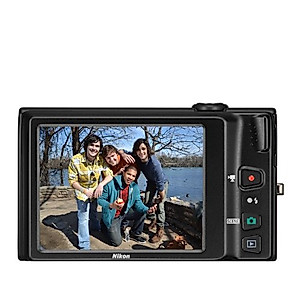 Nikon COOLPIX S4100 14 MP Digital Camera with 5x NIKKOR Wide-Angle Optical Zoom Lens and 3-Inch Touch-Panel LCD (Black)