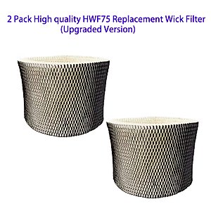 HOMFILBIT HWF75 Replacement Wick Filter Fit for Holmes HWF75 HWF75CS HWF75PDQ-U HF222, Replace Filter D (2 Pack)