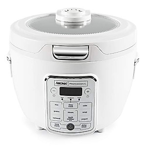 Aroma Housewares Professional 20-Cup(cooked) / 4Qt. Digital Rice Cooker/Multicooker, Automatic Keep Warm and Sauté-then-Simmer Function, white (ARC-1230W)