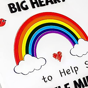 Teacher Appreciation Gifts - Ladies Teacher Gifts For Desk Decor - It Takes A Big Heart To Help Shape Little Minds - The Best Teacher Gifts For Students - Funny Thank You, Birthday, Christmas Gifts