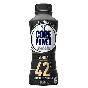 World Group Packing Solutions Fairlife Core Power Elite 42g High Protein Milk Shakes Variety 6 Pack - Vanilla, Chocolate, Strawberry - Ready to Drink for Workout Recovery, 14 Fl Oz