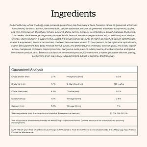 Now Fresh Grain-Free, Dry Dog Food, Small Breed Kibble, Real Meat and Fish, Turkey, Salmon and Duck Adult Recipe, 6 lb Bag