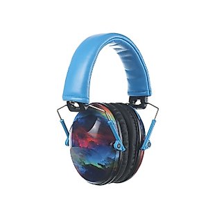 PROTEAR Kids Ear Protection Safety Ear Muffs, NRR 25dB Noise Reduction Children Earmuffs, Hearing Protectors for Sleeping, Studying, Airplane, Concerts, Fireworks-Sunset Glow