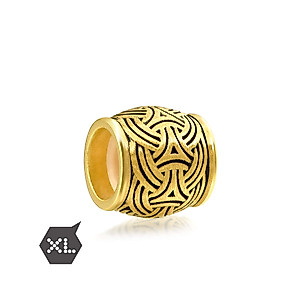 CHOW SANG SANG 999 24K Solid Gold Viking Dragon Noir Charm Bracelet for Men & Women 92303C