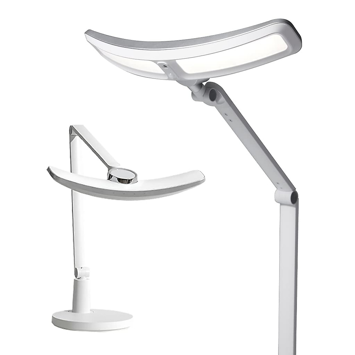 HAPPY NOCNOC Eye-Care eReading Desk Lamp/ Table Lamp/ Task Lamp/ Swing Arm Lamp: Auto-Dimming, CRI 97, Adjustable Temperatures, 51” Wide Illumination Desk Light for Home Office, Bedroom, Living Room