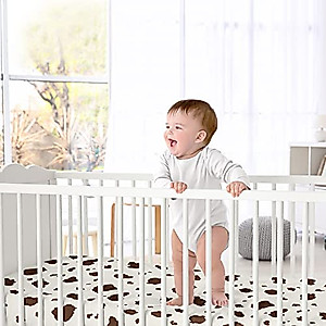 Wild West Cowboy Fitted Crib Sheet for Baby and Toddler Bedding Sets by Sweet Jojo Designs - Cow Print