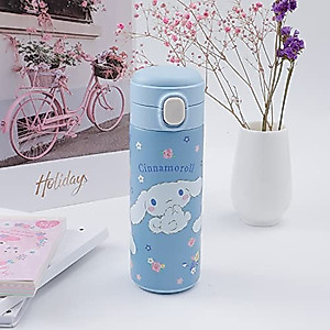 Cartoon Kitty Stainless Steel Vacuum Bottle Leakproof,Insulated for Hot or Cold Water Bottle Travel Mug for Girl-5