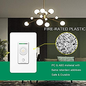 Smart Dimmer Switch 4 Pack by Martin Jerry | Rotary Trailing Edge Dimmer Light Switch, Voice Control by Alexa, Google Home, SmartLife App, Needs Neutral Wires, 2.4G WiFi