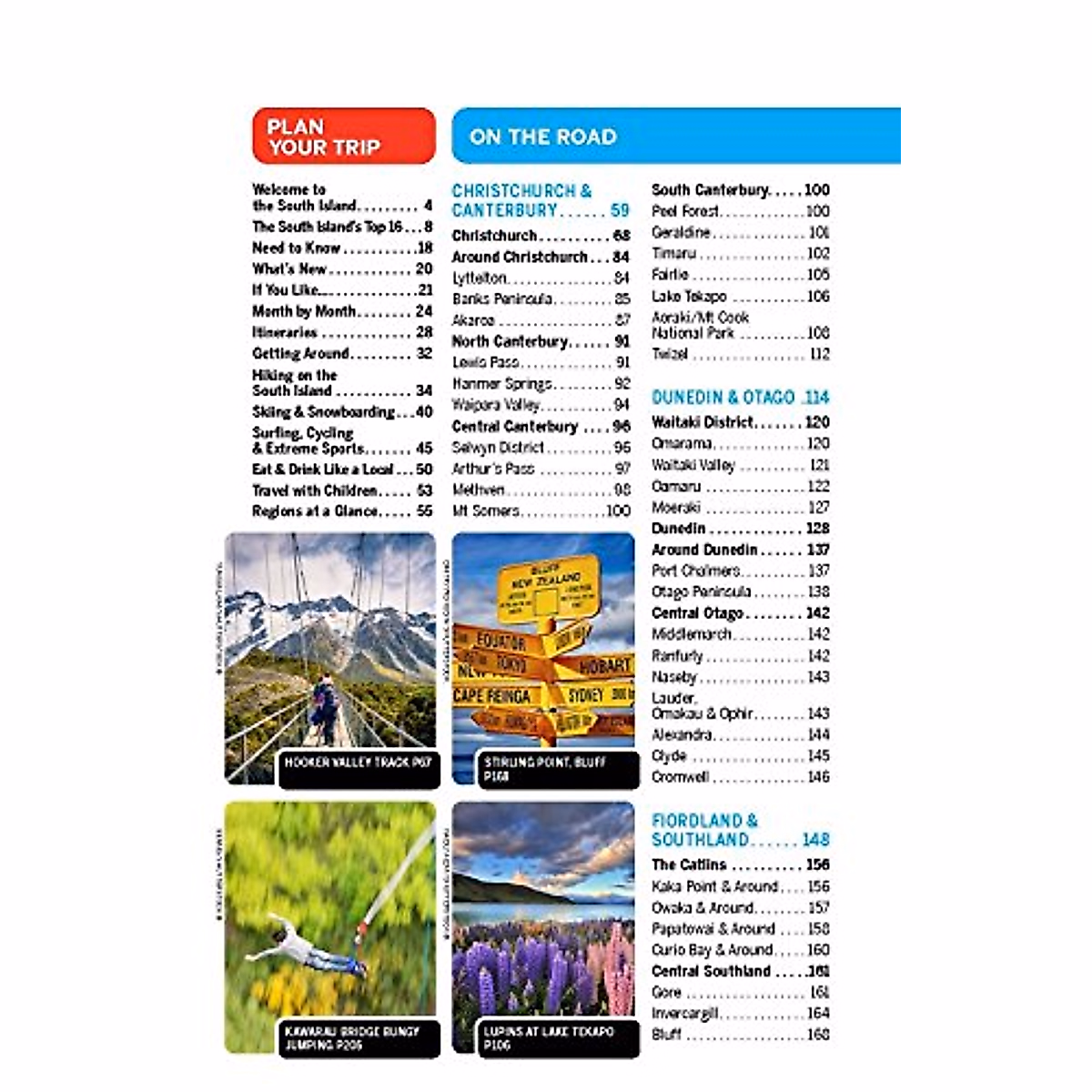 Lonely Planet New Zealand's South Island 6 (Regional Guide)