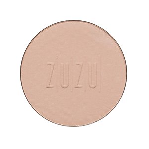 ZUZU LUXE Mineral Powder, Dual Powder Foundation, medium to full coverage, natural finish. Natural, Paraben Free, Vegan, Gluten-free, Cruelty-free, Non GMO, .32 oz. (Refill D -14)
