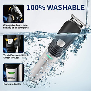 Hair Clippers for Men Beard Trimmer 6 in 1 Hair Trimmer Pro Haircut Kit Cordless USB Charging Rechargeable Waterproof Low Noise