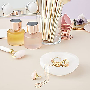 WellBrite 4-Inch Selenite Charging Bowl for Cleansing, Recharging Crystals and Healing Stones, Meditation, Spiritual Awareness, Positive Energy, Witchcraft Supplies, Home Decor