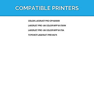 LD Products Remanufactured Toner Cartridge Replacement for HP 126A CE310A (Black)