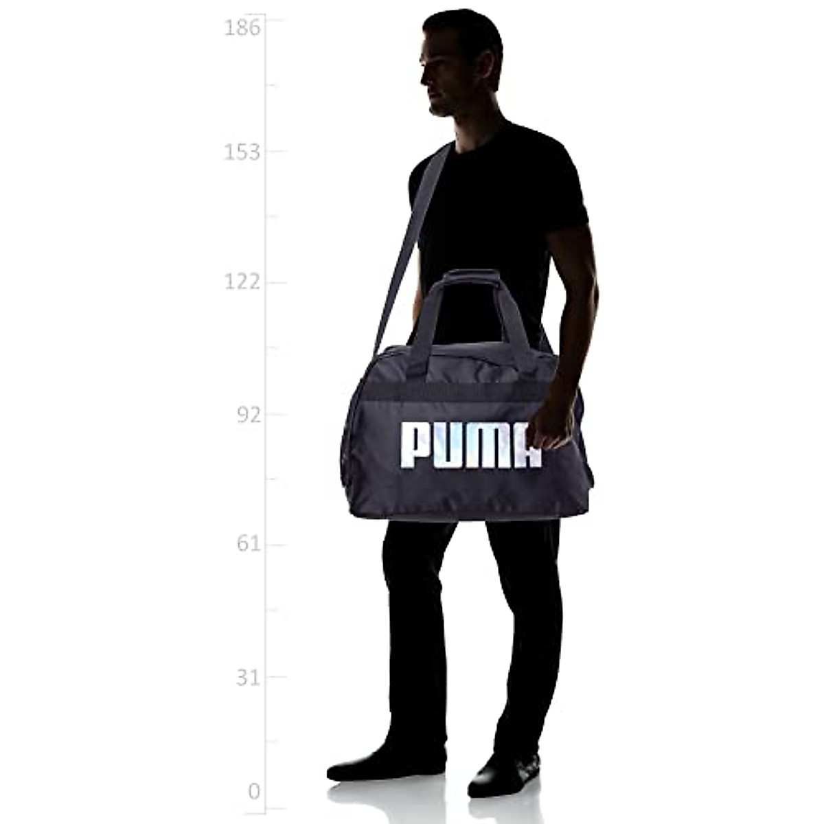 PUMA unisex adult Evercat Defiance Duffel Bags, Black, One Size US